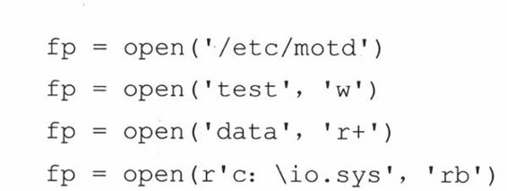 第9章 文件和输入输出 Python 核心编程 第二版